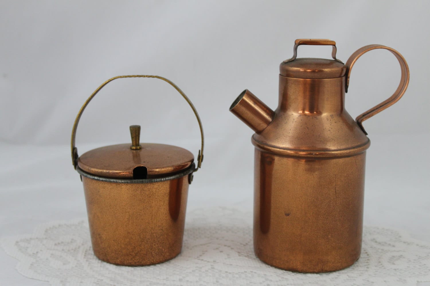 Vintage Copper Sugar and Creamer Set – Haute Juice