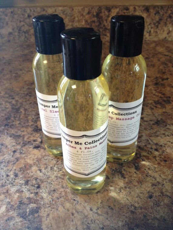 Items Similar To Massage Oil With Essential Oils On Etsy