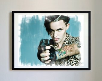 Ruby rose poster | Etsy