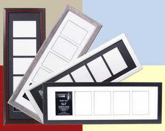 5x7 White Picture Frames w/ Multi 3 4 5 6 7 Opening Collage
