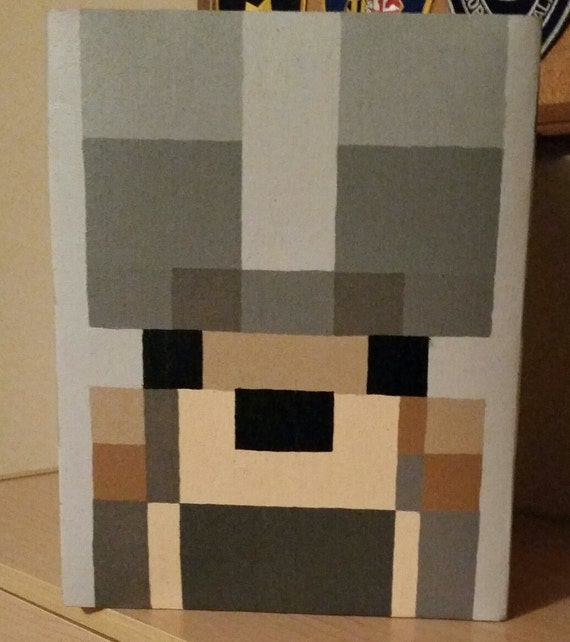 Minecraft lamp shade by ZuberCrafts on Etsy