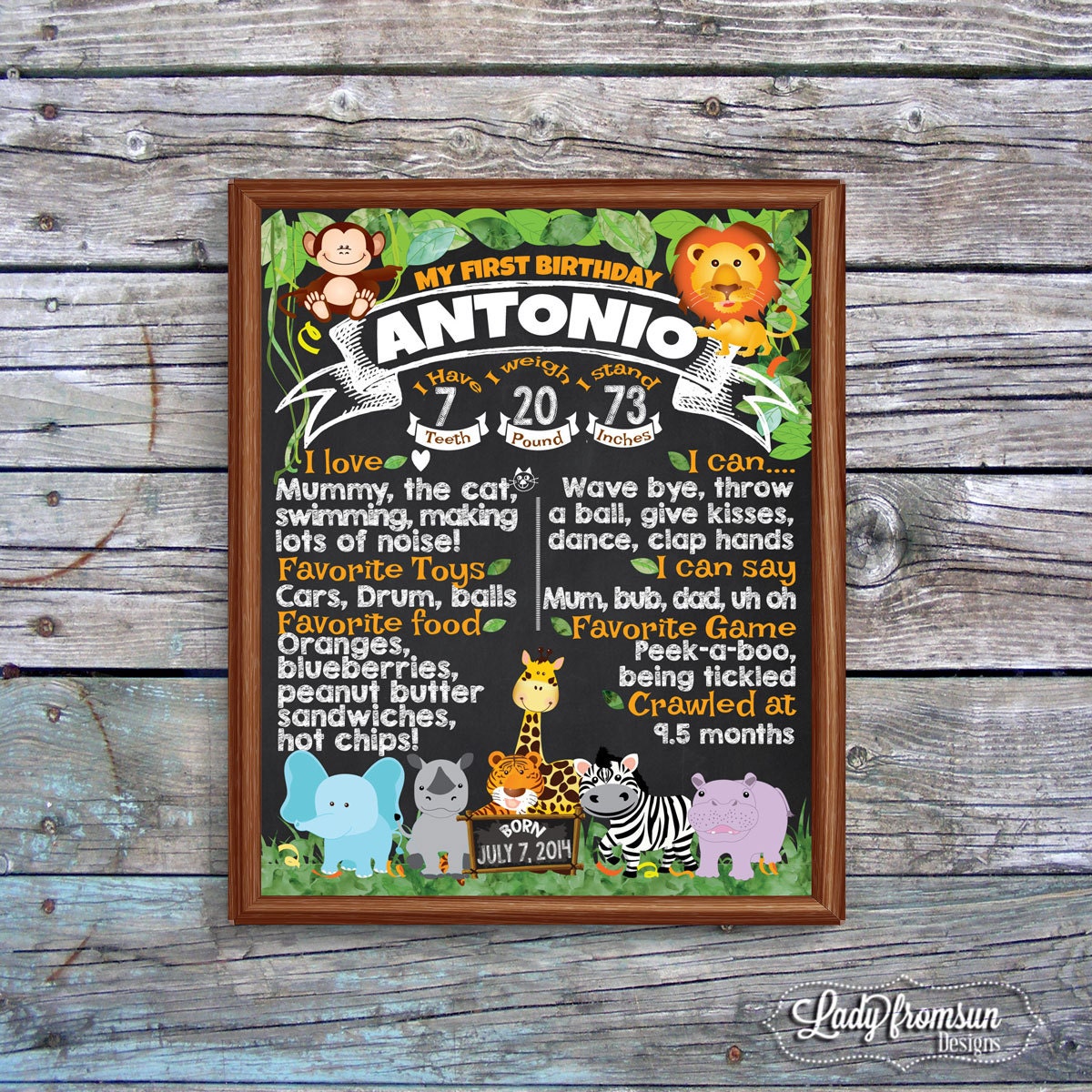Chalkboard Zoo Animals at Daria Willis blog