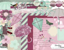 Popular items for scrapbook kit digital on Etsy