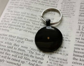 Mustard seed keychain faith keychain christian keychain