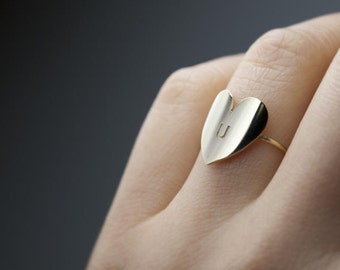 Letter j ring | Etsy
