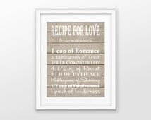 Popular items for recipe for love on Etsy