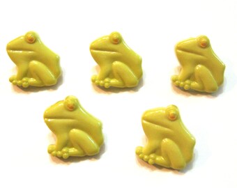 Frog button | Etsy