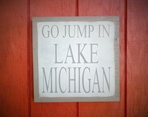 Popular items for go jump in lake on Etsy