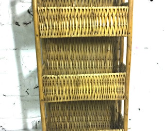 Rattan shelf | Etsy