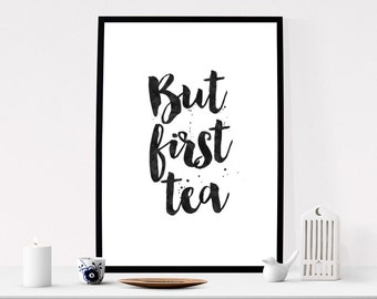 Tea time sign | Etsy