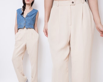 Vintage Dress Pants 1980s Vintage Pants 80s by EzzentricTopz