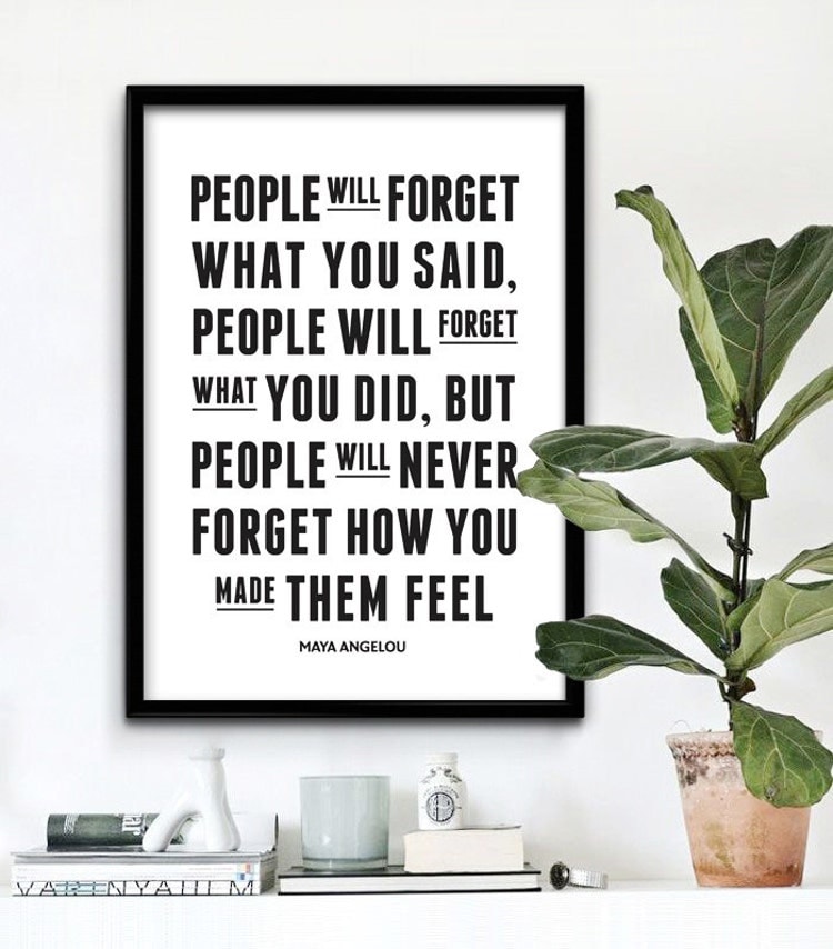 Printable Quote Art Inspirational Print People by ILovePrintable