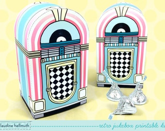 ice pop party favor boxes and gift card holders printable