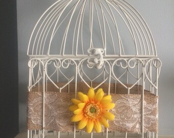 Bird cage card box | Etsy