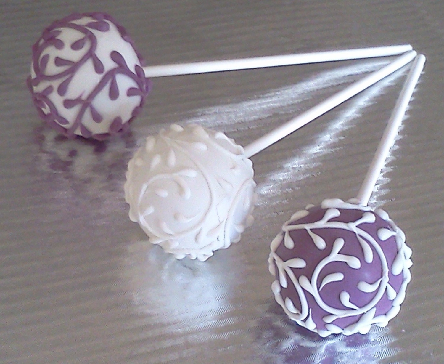 Floral Swirl Cake Pops Wedding Bridal Shower Mother's