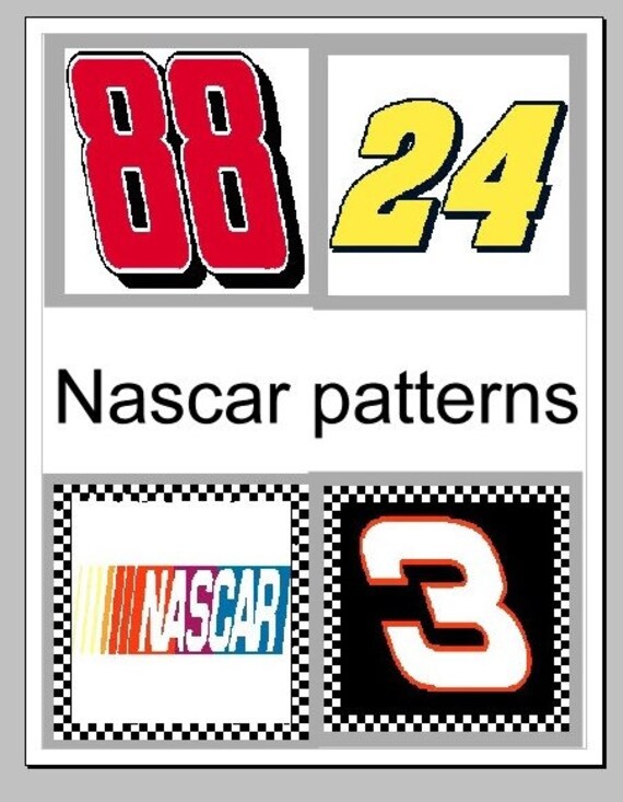 nascar crochet graphghan pattern knit or by craftasticcreations2