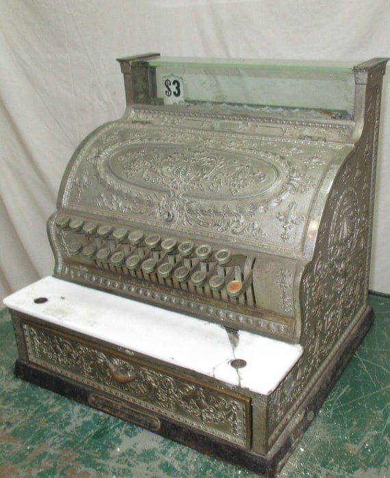 NCR 1905 National Cash Register Vintage Country Store Counter