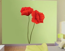Popular items for flower wall murals on Etsy