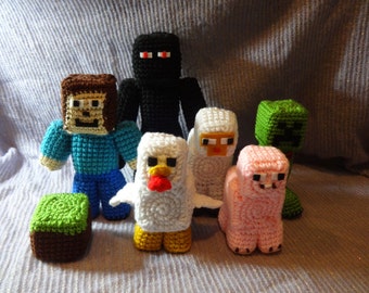 Minecraft crochet | Etsy