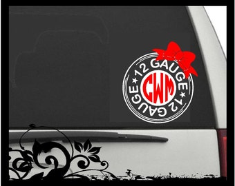 Shotgun monogram | Etsy