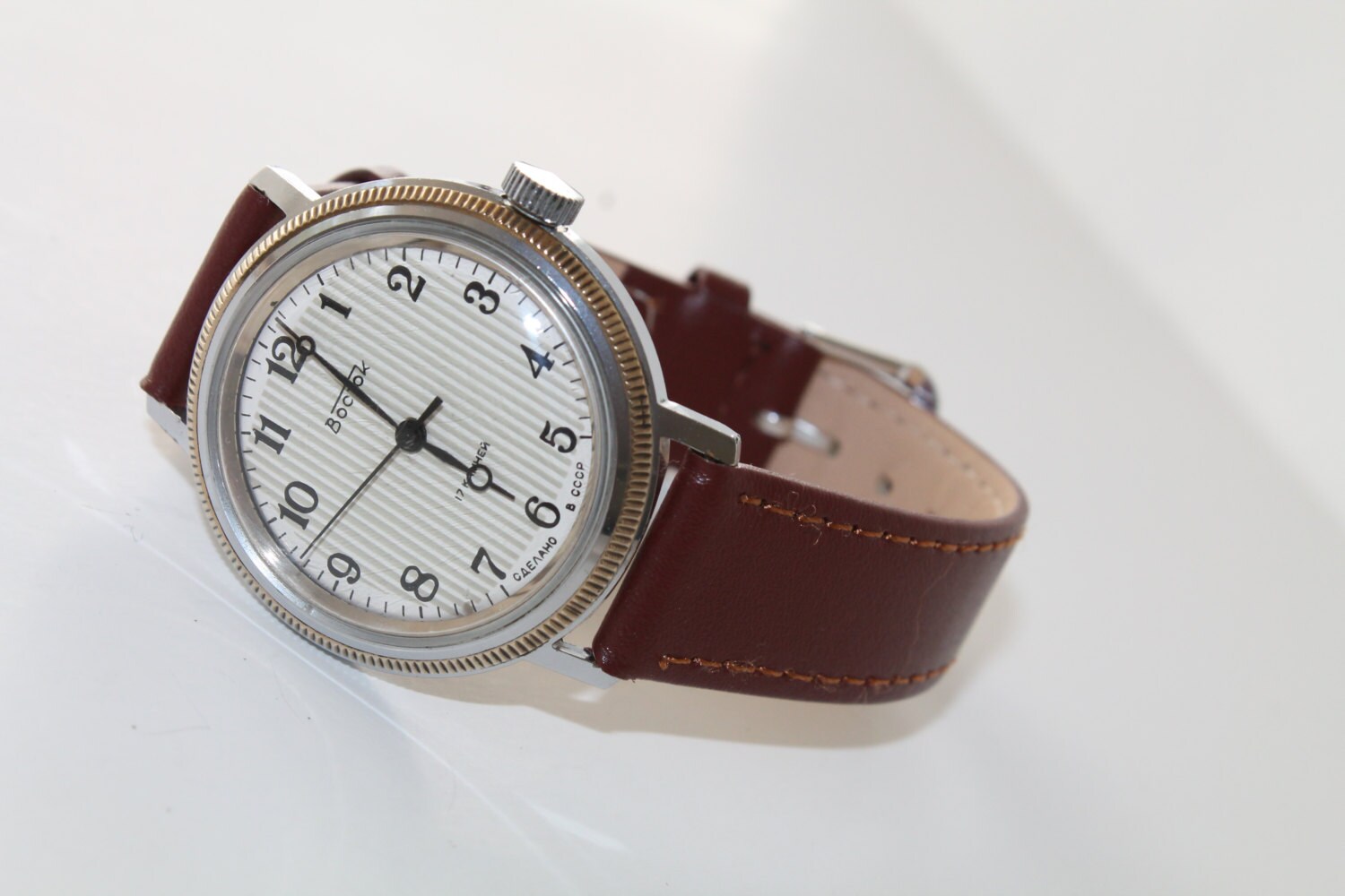 Soviet mechanical watches. USSR vintage men’s watch Wostok.Soviet era ...