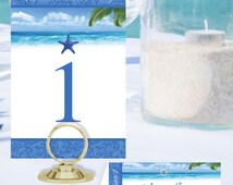 Unique beach place card related items | Etsy