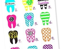 Popular items for dental monogram on Etsy