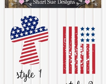 Patriotic decal | Etsy