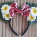 Hawaiian Flower in Ear Mouse Ears