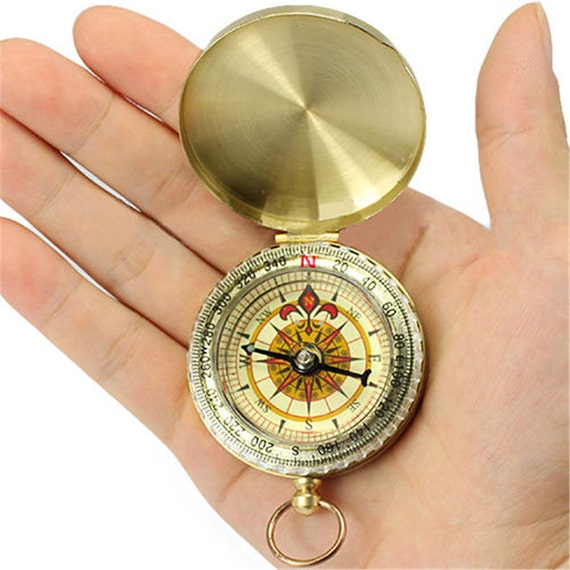 Custom Engraved Compass Personalized Engraved Compass Front