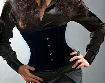 Stylish gothic corset designed by PorcelainPanic underbust