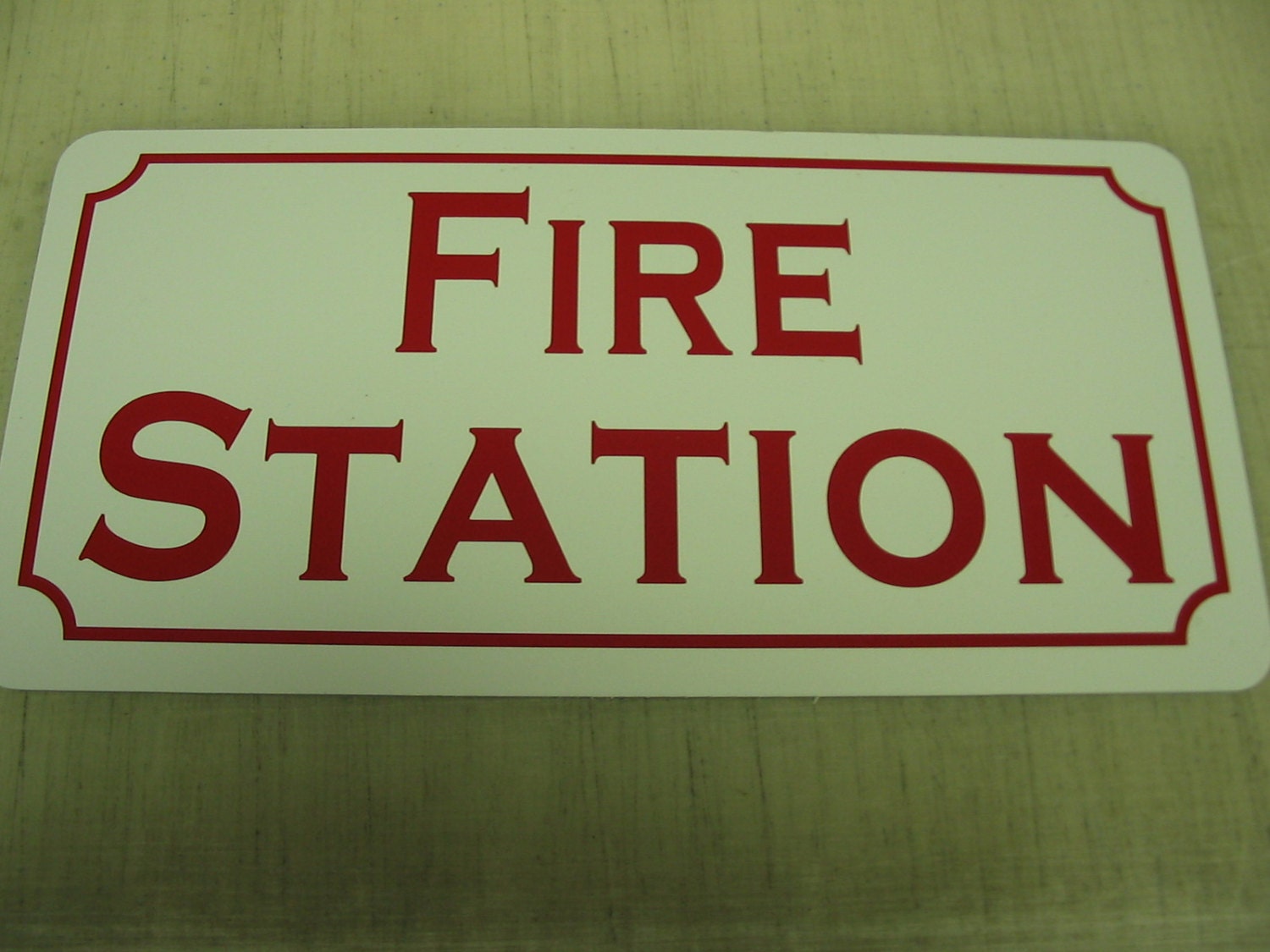 FIRE STATION... Metal sign for Barn Coop Farm Ranch or Kitchen