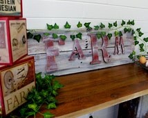 Popular items for vintage farm sign on Etsy