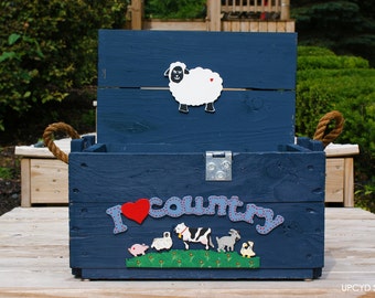 Pallet toy box | Etsy