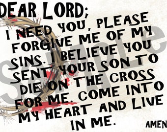 Please forgive me | Etsy