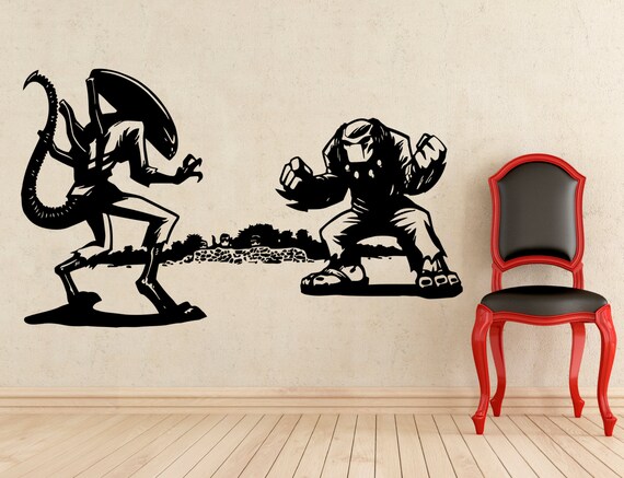 Alien vs Predator Stickers Wall Vinyl Decals Home Interior
