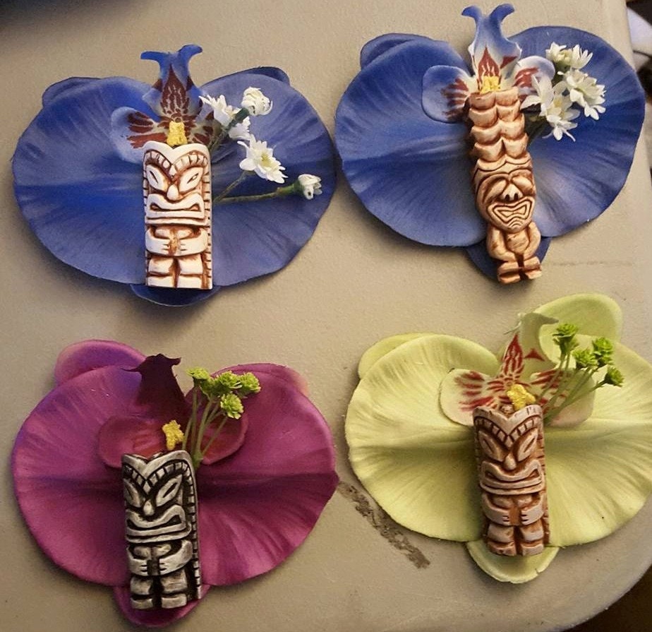 Tiki Ku PinupTiki Flower Tiki Oasis Retro flower Tiki