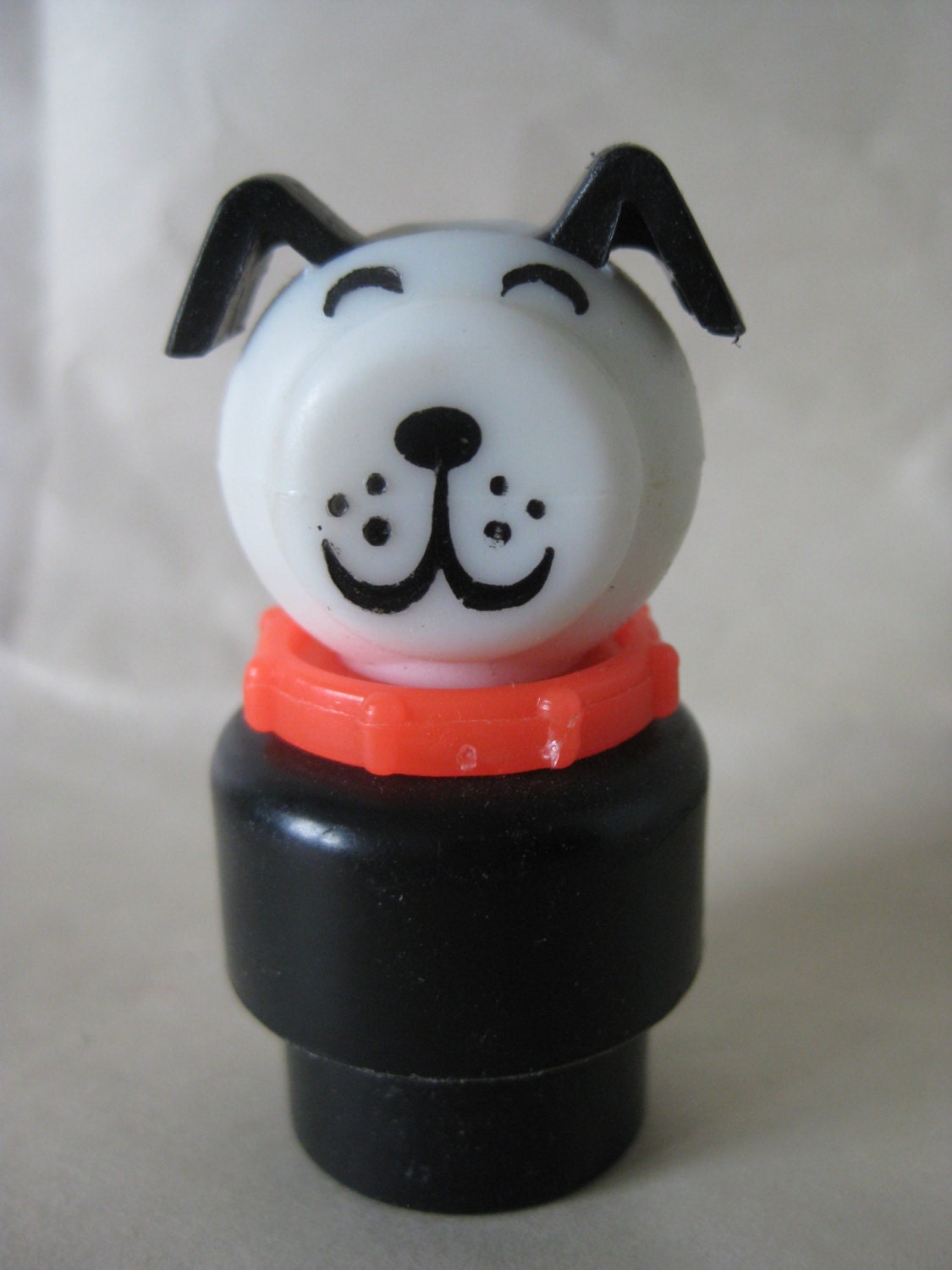 Dog Puppy Little People Fisher Price Black Orange White