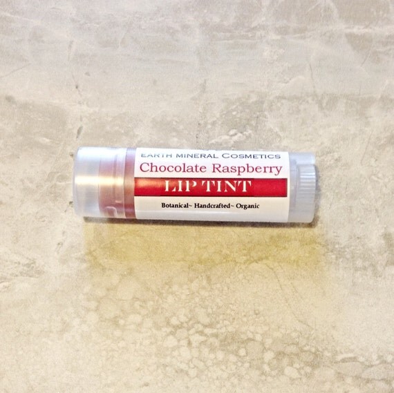 Chocolate Raspberry Tinted Lip Balm • Lip Balm • Vegan Lip Tint ...