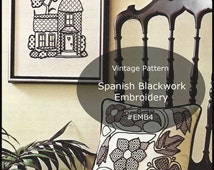 Popular items for blackwork embroidery on Etsy