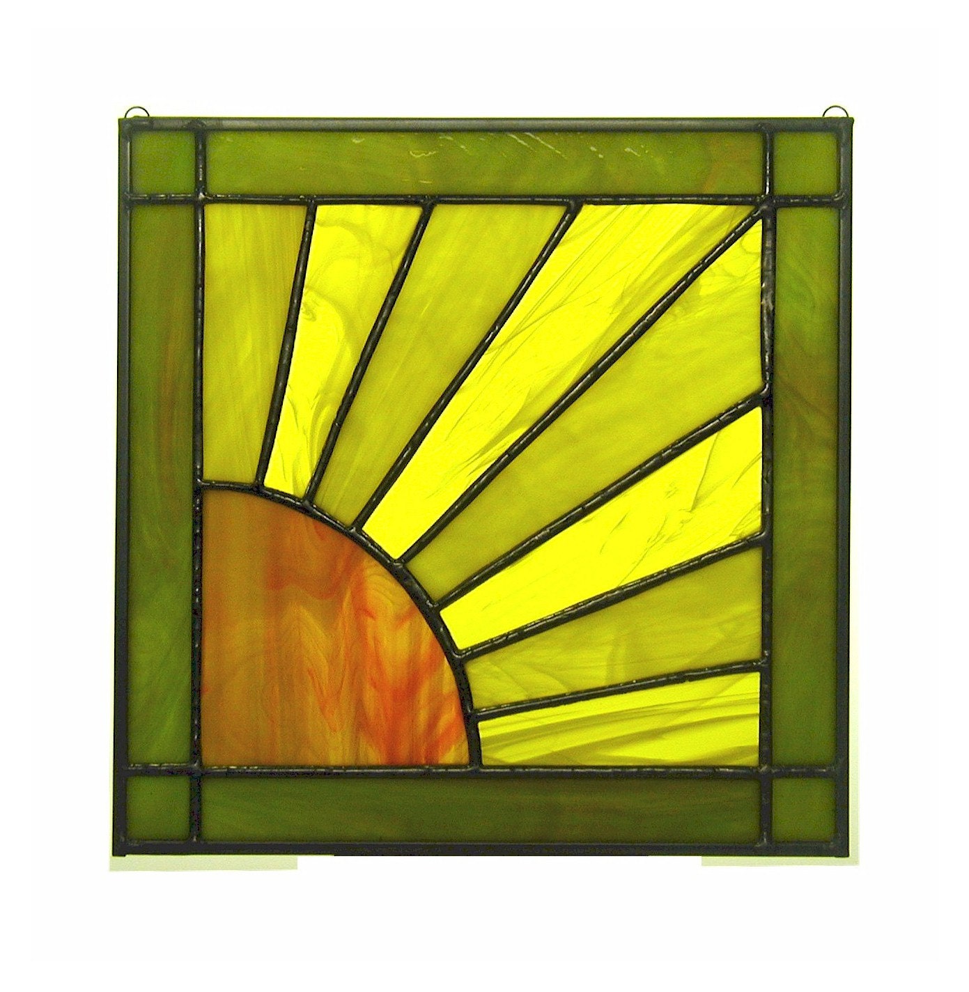 August 12 X 12 Stained Glass Sunshine Quilt Block