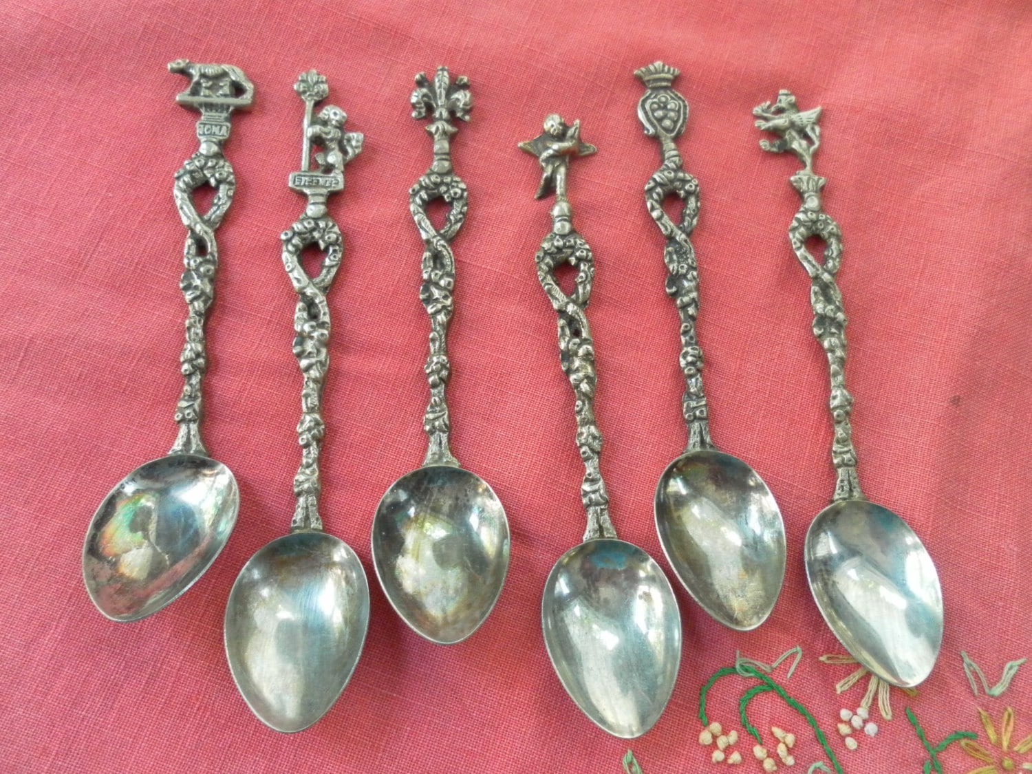 Six Italian Antique Espresso Spoons Sunday SALE – Haute Juice
