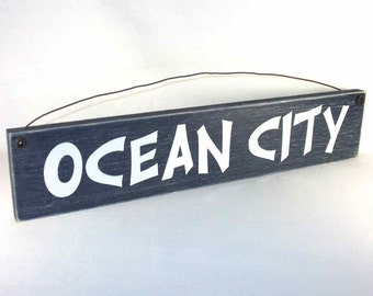 Ocean city sign | Etsy