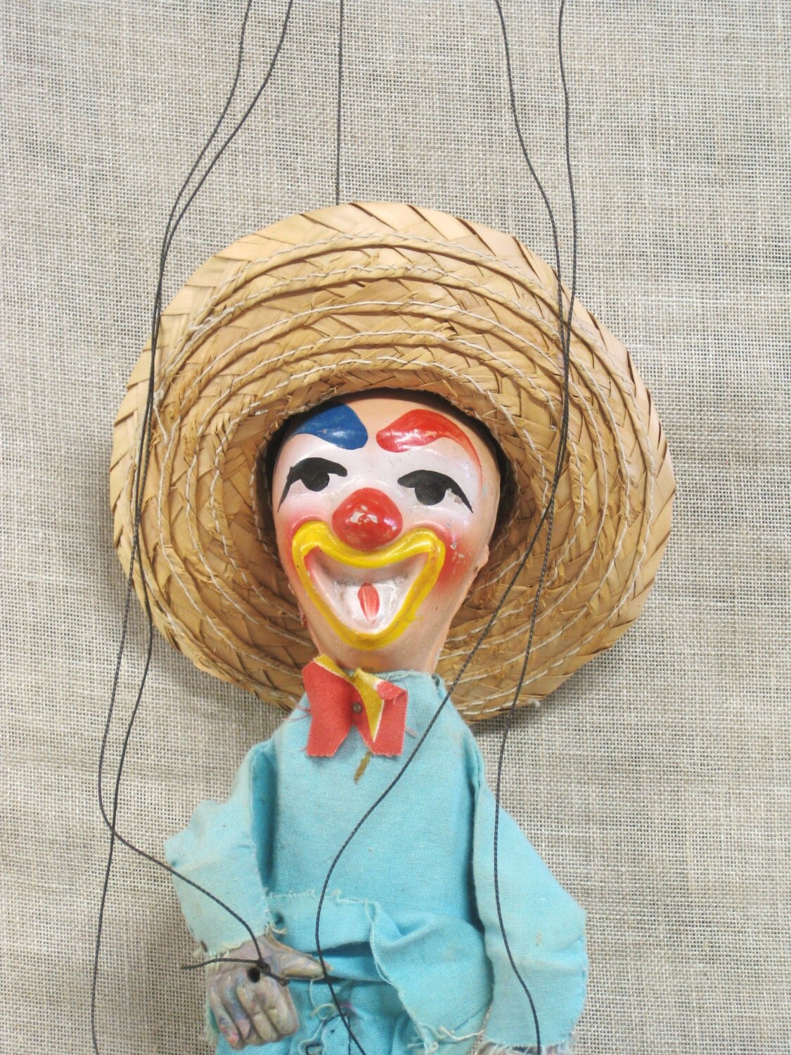 Marionette Puppet Mexican Puppet Doll Souvenir Clown