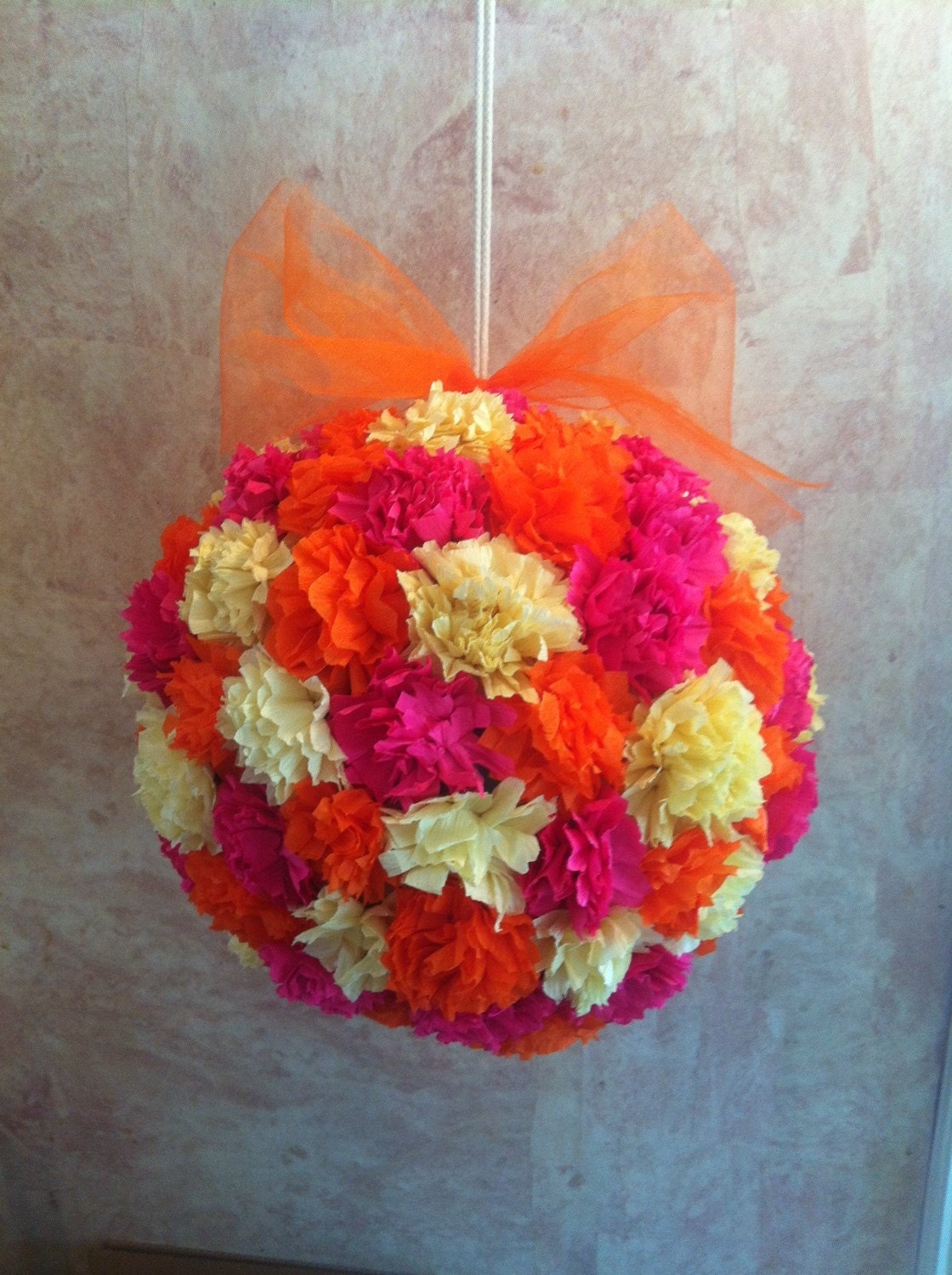 Flowerball Pinata Tropical Flower Luau Pinata Wedding