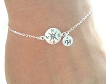 Popular items for personalized compass on Etsy