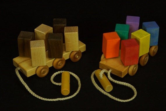 Wooden Spinning Blocks