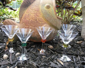 Colored stemware | Etsy