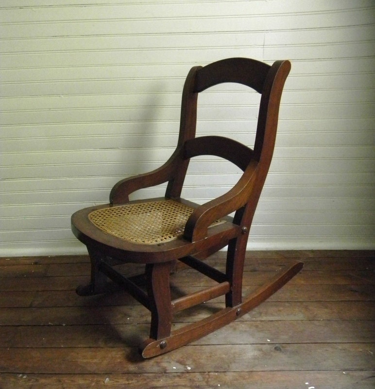 Vintage Children’s Rocker, Rocking Chair, Mini Rocking Chair, Small ...