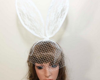 White rabbit mask | Etsy